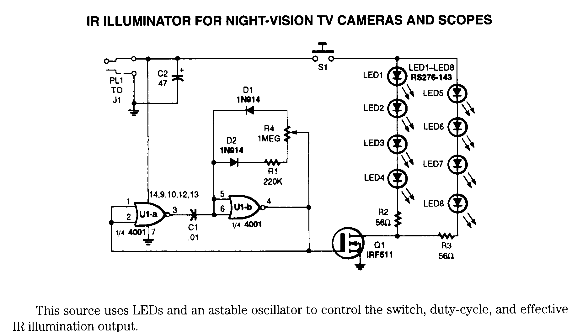 Electronics Project Schematic Diagram